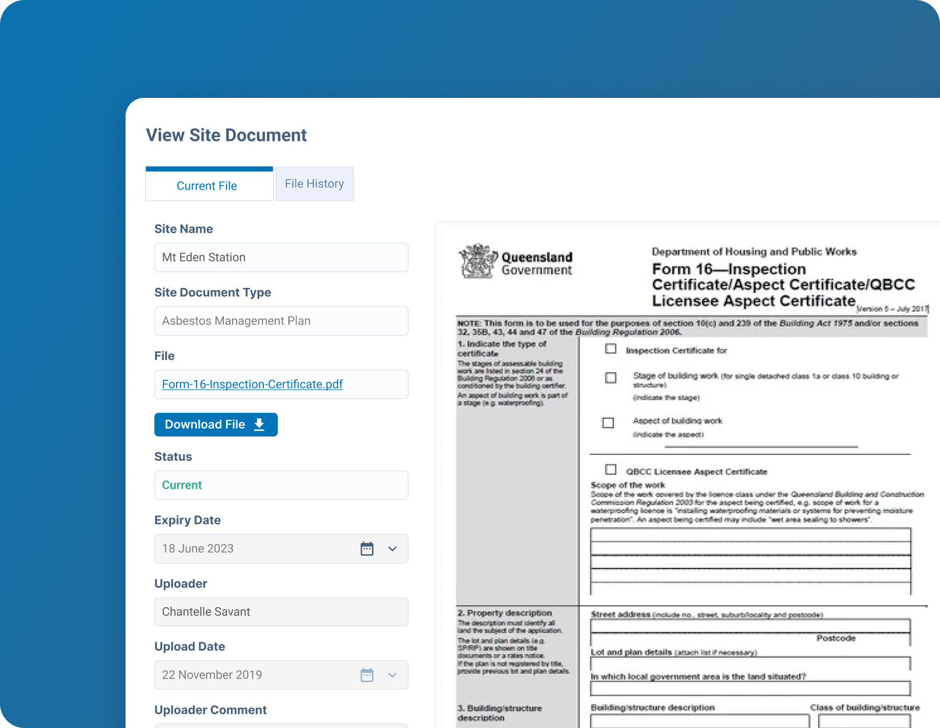 Site Compliance Document Management System | Site Documents | ComplyFlow